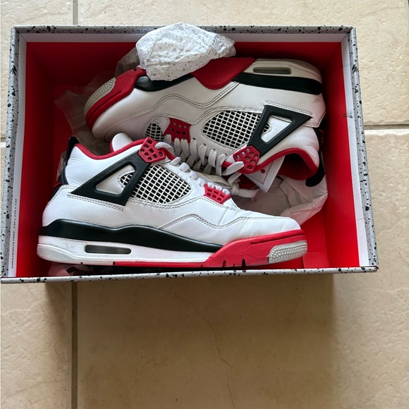 Jordan | Shoes | Fire Red Jordan 4s | Poshmark